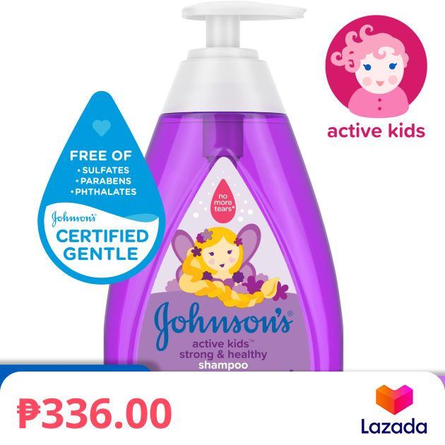 [BABY SHAMPOO] Johnson's Active Kids Strong & Healthy Shampoo 500ml