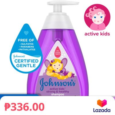 [BABY SHAMPOO] Johnson's Active Kids Strong and Healthy Shampoo 500ml