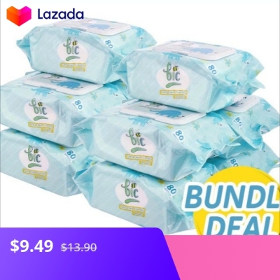 BIC BABY WET WIPES BUNDLE Soft, Skin & Pet Friendly (10 Cap Packets x ...