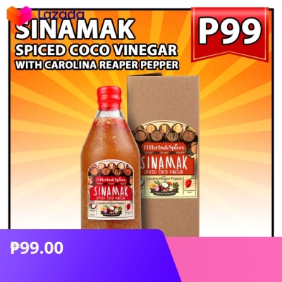 Shrimpylicious 1pc. Sinamak Spiced Coco Vinegar 350ml ( 11Herbs&Spices ...