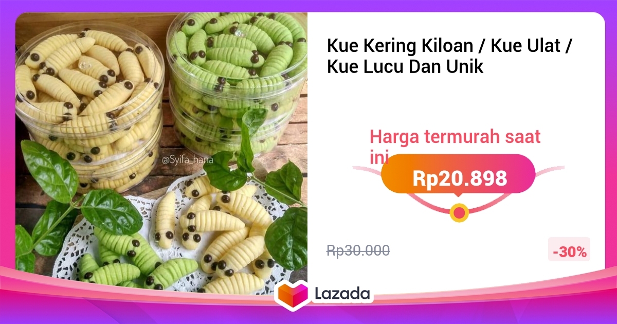 Kue Kering Kiloan / Kue Ulat / Kue Lucu Dan Unik