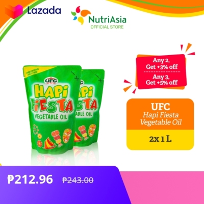 UFC Hapi Fiesta Vegetable Oil 1 L SUP Set of 2