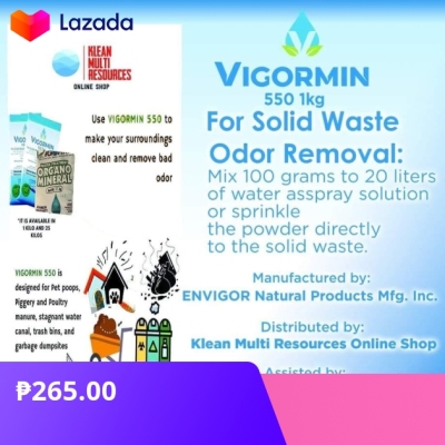 Vigormin 550(V2)for Solid Waste Odor Control 1kilo