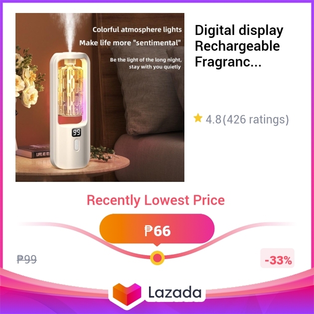 Digital display Rechargeable Fragrance Wall-mounted Machine Automatic ...