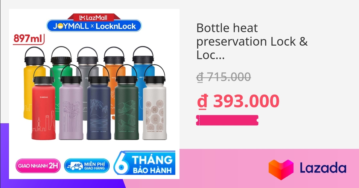 Bình giữ nhiệt 897ml Lock&Lock LHC4160 Riga Tumbler - Hàng chính hãng ...