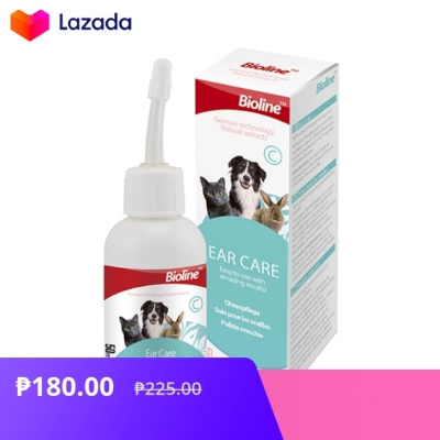Check out Bioline Ear Care for Dogs & Cats 50mlat 20% off!₱180.00 only ...