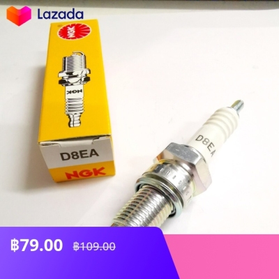 หัวเทียน NGK D8EA เกลียวยาว ใส่ CG110, Jx110, NSR, Phantom