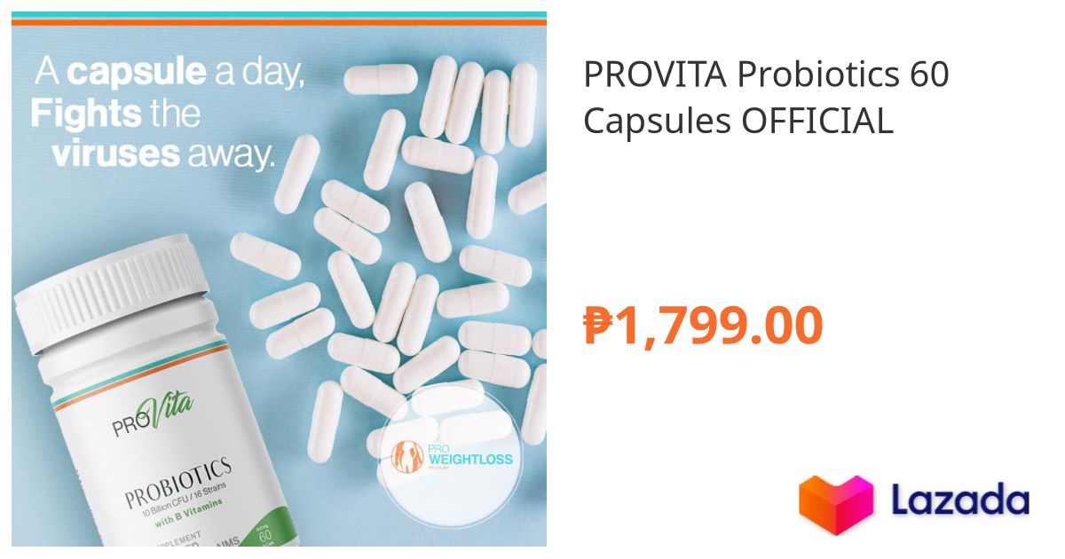 PROVITA Probiotics 60 Capsules OFFICIAL