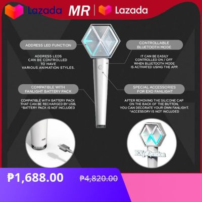 EXO Lightstick Version 3 Official Light Stick V3 Bluetooth On-Hand