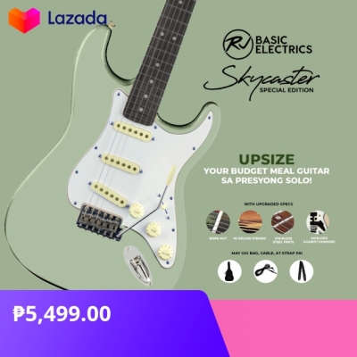 RJ Basic Electrics - Skycaster Electric Guitar SSS/HSS/Left Handed with ...