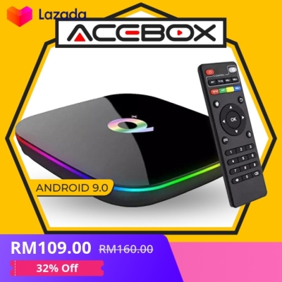 New Q+ 4GB 64GB Android 9 2.4G Wifi Smart Tv Android Box Mini TvBox ...