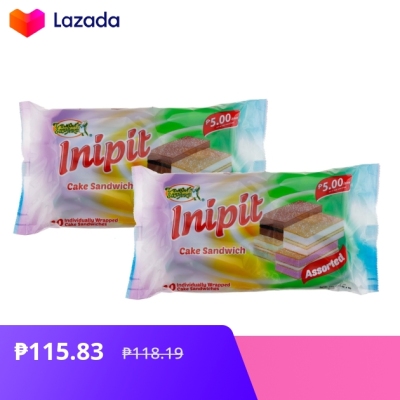 Lemon Square Inipit Assorted 23g x 10's - 2 Packs