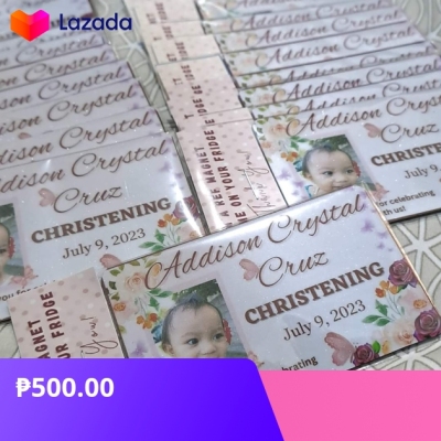 25 pcs Atm size Ref Magnet with free 15 3r Invitation