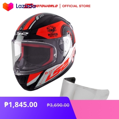 LS2 FF353XV Stratus Graphics Full Face Helmet (w/ Extra Visor)