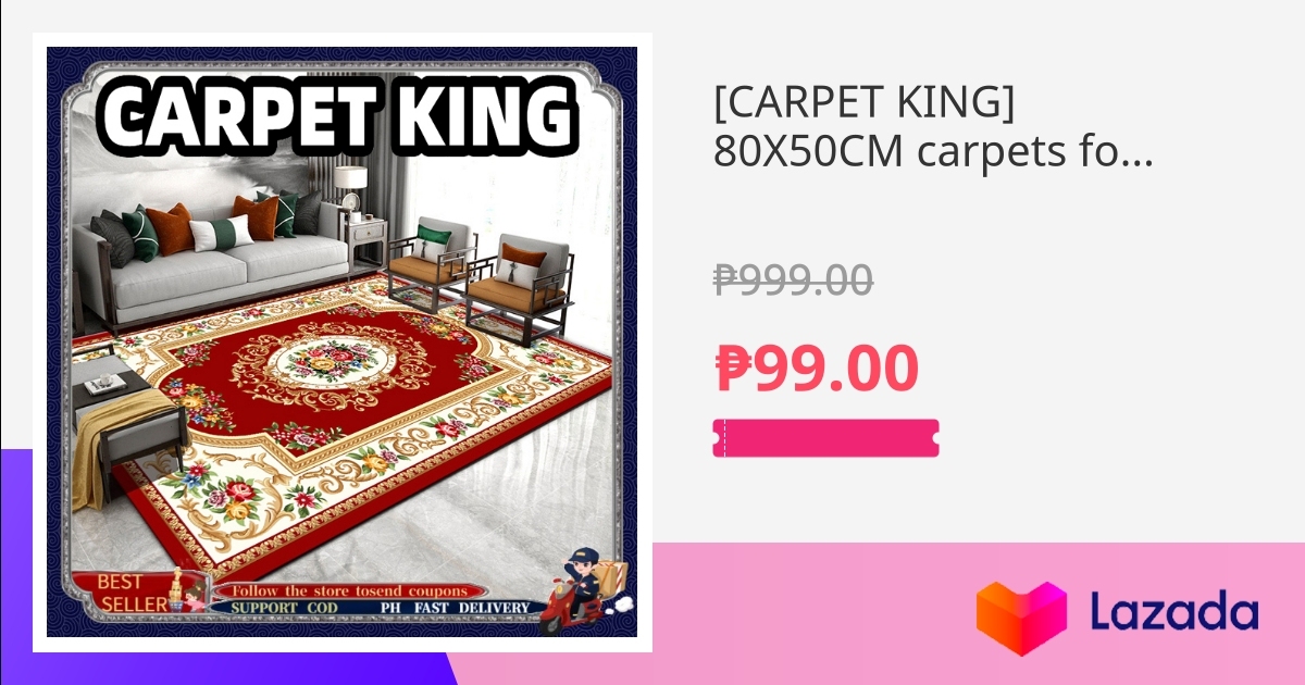 [CARPET KING] 80X50CM carpets for living room 3D Geometric Carpet ...