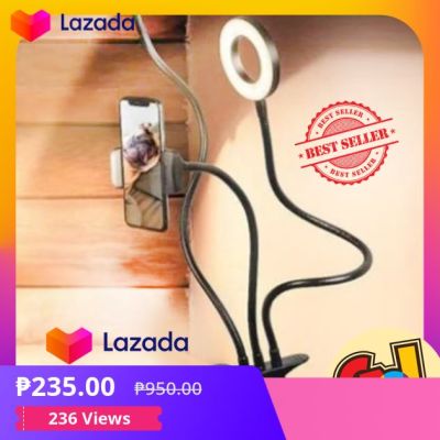 PORTABLE LIVE STREAM PHONE Camera Flash Light Selfie Ring Light Cell ...