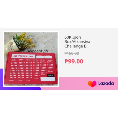 60K Ipon Box/Alkansiya Challenge By Chinkee Tan 1PC