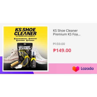 KS Shoe Cleaner Premium KS Foam Sneakers Dry Cleaning Kit with Sneaker ...