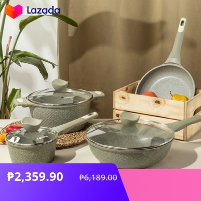 Carote Non Stick Granite kitchen wear cookware set 4 pieces kaldero pot ...