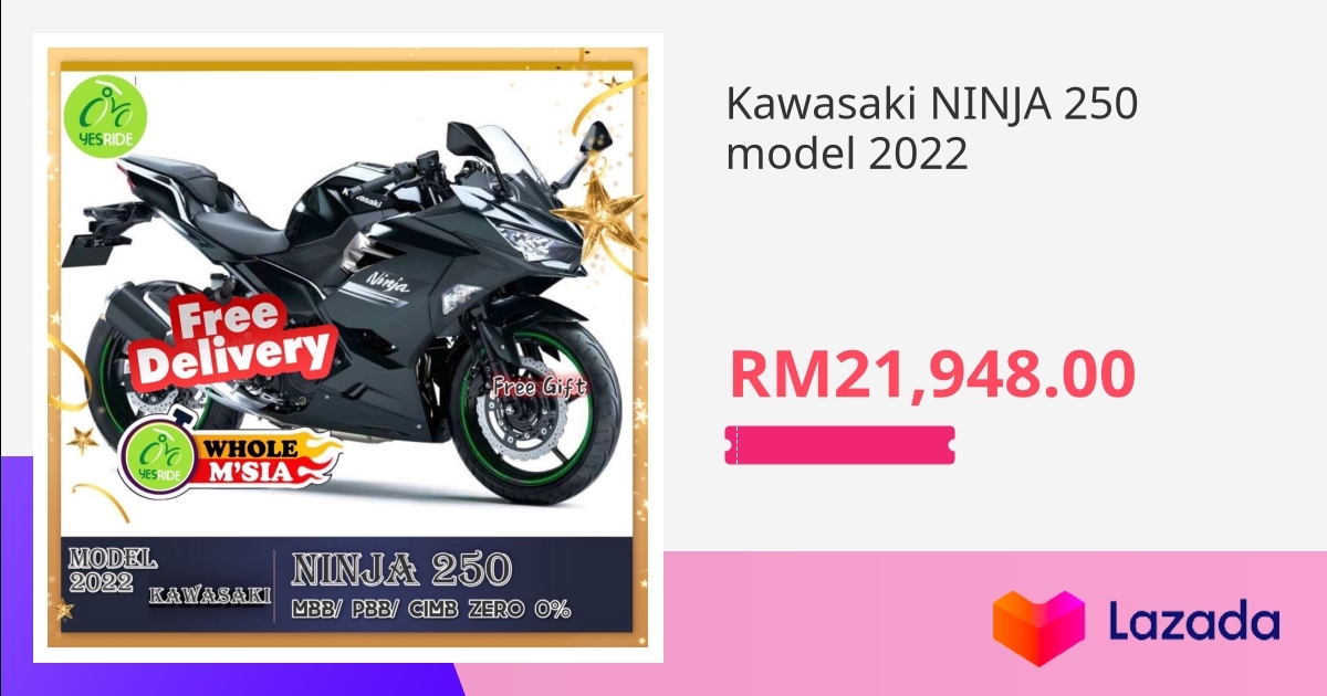 Kawasaki NINJA 250 model 2022