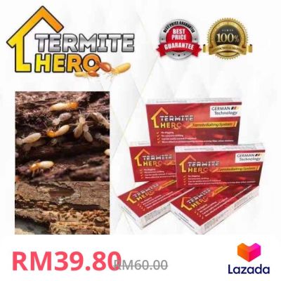 Termite Baiting Station TERMITE HERO / Termite box / Sistem Umpan Anai-anai / Colony Eliminating ...