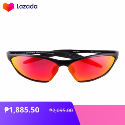 Spyder MS Razor 3S040 PZ Eyewear (Black Frame/Revo Red Lens)