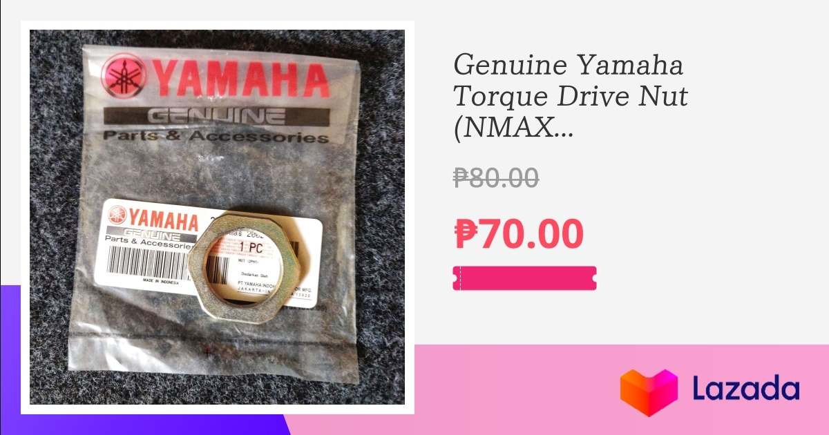 Genuine Yamaha Torque Drive Nut (NMAX, AEROX All Mio Variant)