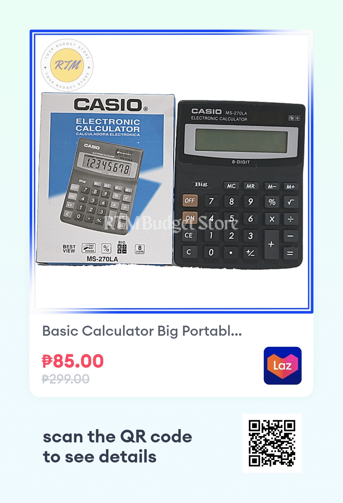 Basic Calculator Big Portable Desktop Calculators Student Office ...