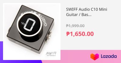 SWIFF Audio C10 Mini Guitar / Bass Tuner Pedal