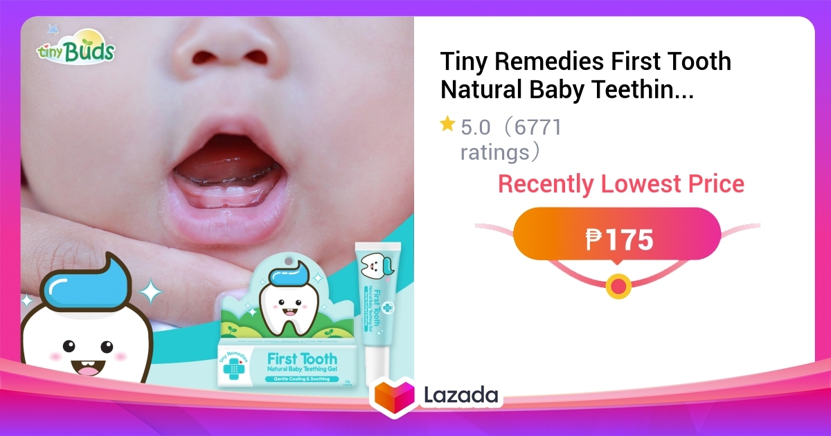 Tiny Remedies First Tooth Natural Baby Teething Gel (20g)