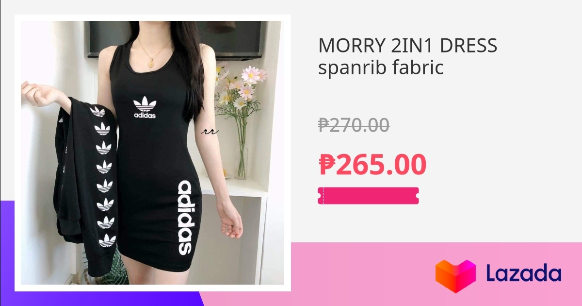 MORRY 2IN1 DRESS spanrib fabric