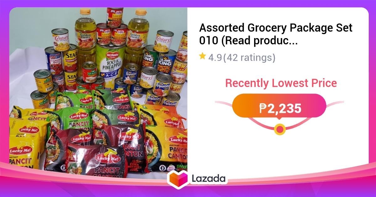 Assorted Grocery Package Set 010 (Read product details below)