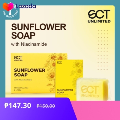 Sunflower Soap with Niacinamide - 135g or 2x100g - Original SCT Unlimited