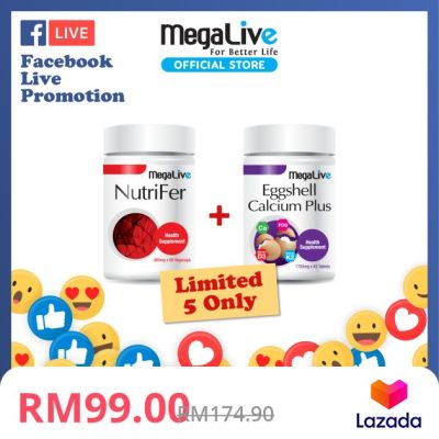 [FB Live] MegaLive NutriFer + Eggshell Calcium (60s+45s)