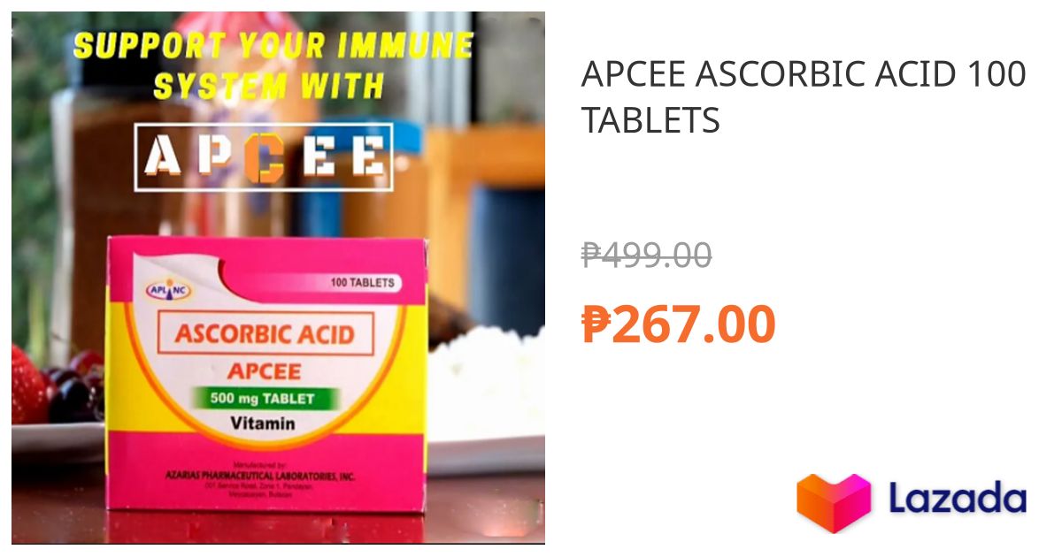 APCEE ASCORBIC ACID 100 TABLETS