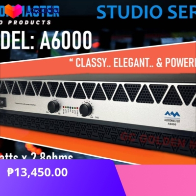 Audiomaster Power amplifier Studio Series A6000 650watts Premium ...