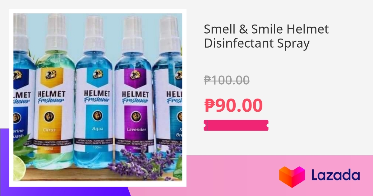 Smell & Smile Helmet Disinfectant Spray