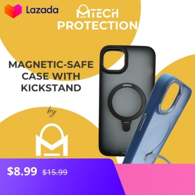 MTech Protection Magnetic Case With Camera Kickstand Compatible with ...