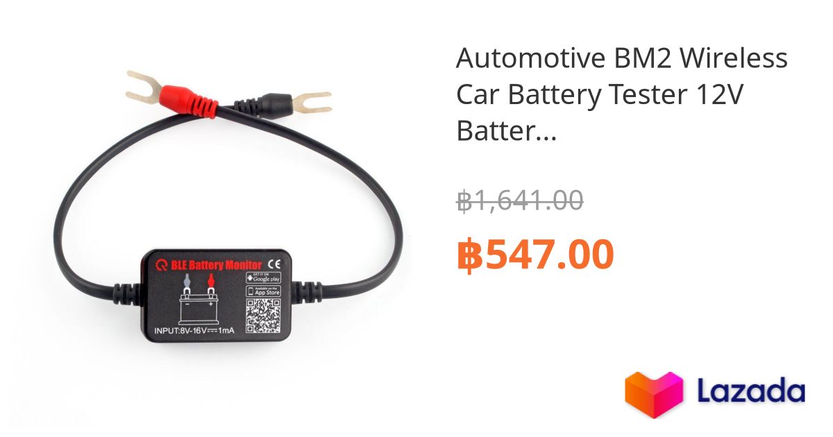 Automotive BM2 Wireless Car Battery Tester 12V Battery Load Tester ...