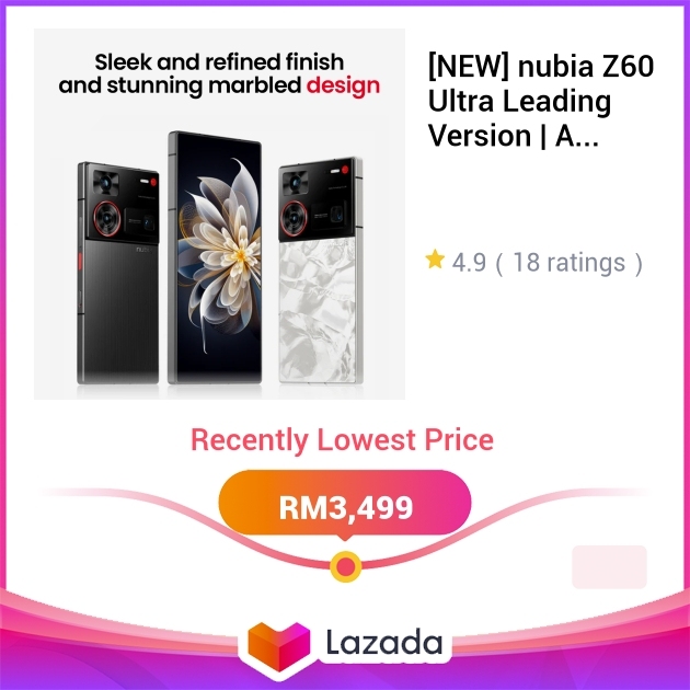 [NEW] nubia Z60 Ultra Leading Version | AI Imaging Power with 50MP 35mm IMX906 sensor ...