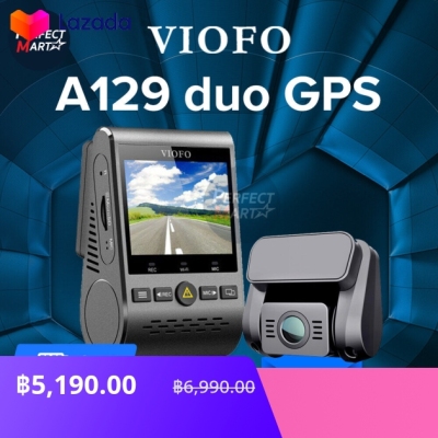 VIOFO A129 DUO GPS กล้องติดรถหน้าหลัง Full HD GPS WIFI ทนร้อนสูง รับประกัน 1 ปี