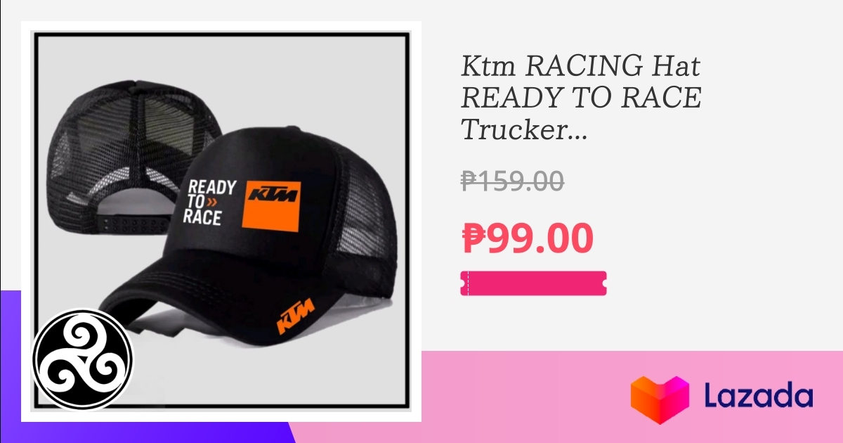 Ktm RACING Hat READY TO RACE Trucker/ Net Premium Quality M