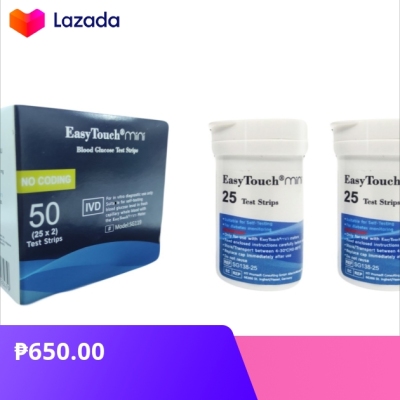 EasyTouch Glucose Mini Strips 50's