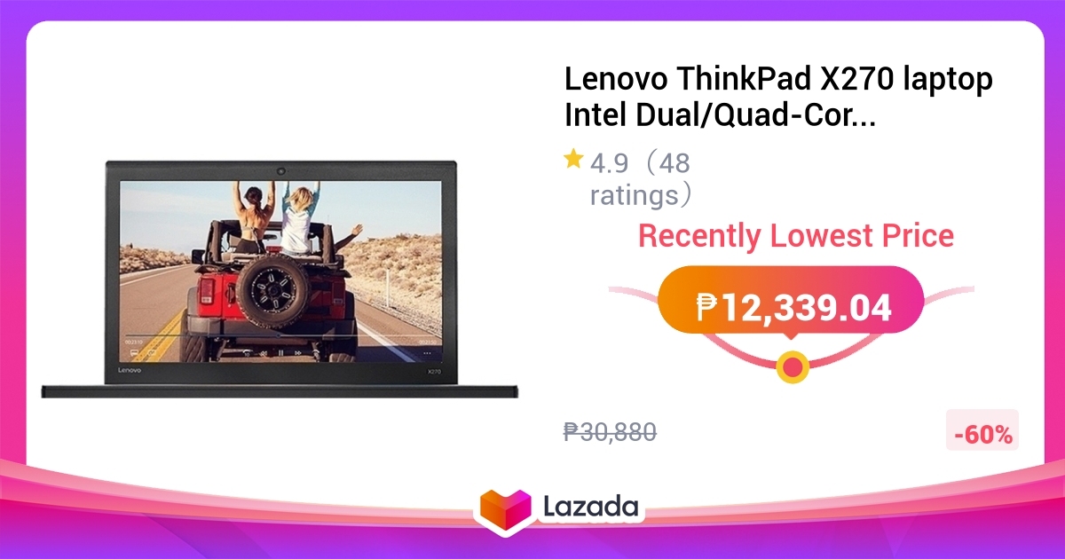 Lenovo ThinkPad X270 laptop Intel Dual/Quad-Core i5/i7 8G/16G DDR4 RAM ...