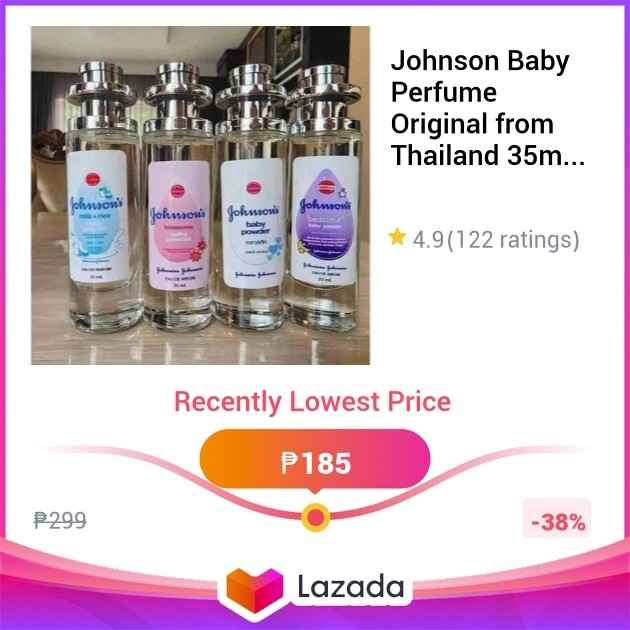 Johnson Baby Perfume Original from Thailand 35ml Long Lasting Scent ...