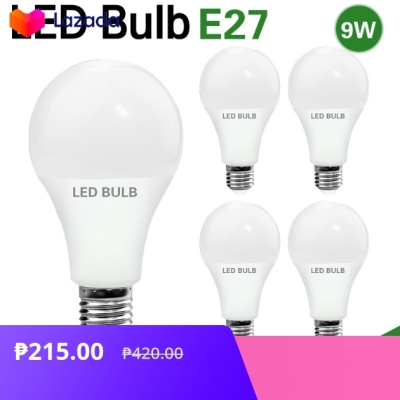 【5PCS】LED E27 Energy Saving Bulb LED bulb lamp Energy-saving Light Bulbs White Light Bulb 5W 7W 9W