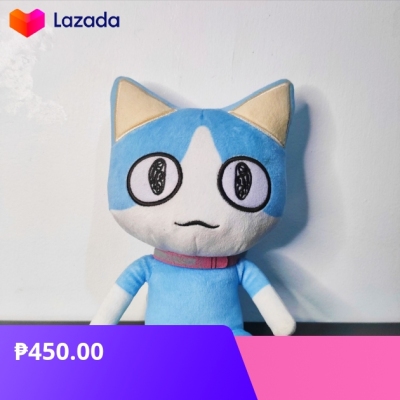 DOKO DEMO ISSYO "SORA" STUFFED TOY CUTE BLUE CAT POKEPI GIFT IDEAS JAPAN