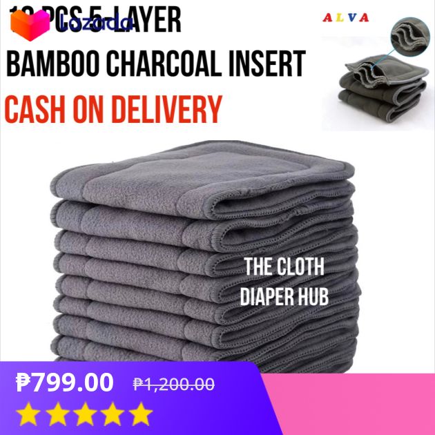 Bamboo Charcoal Insert 5-Layer 10 Pieces