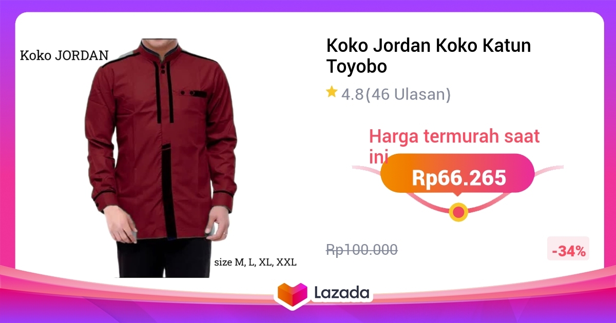 Koko Jordan Koko Katun Toyobo