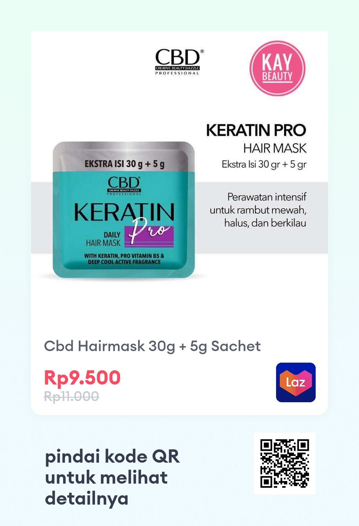 Cbd Hairmask 30g + 5g Sachet